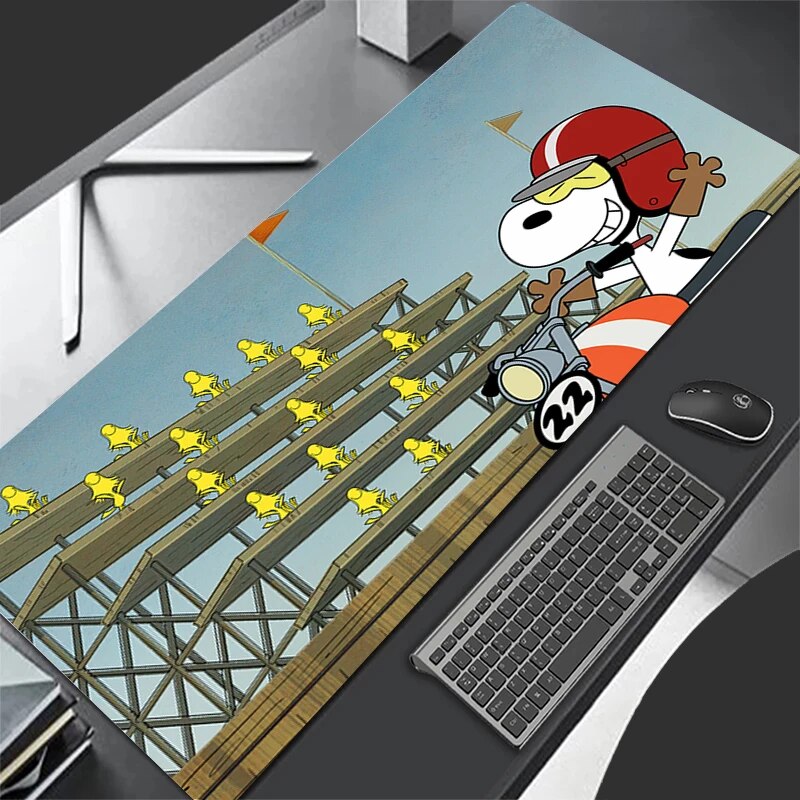 Cute Anime Snoopy Large Office Mouse Pad XXL Computer Keyboard Rubber ...