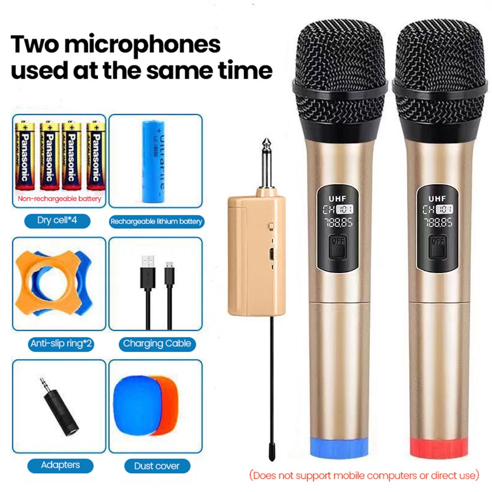 【SSHINC】Wireless Microphone Plus V8S Sound Card Set V8 sound card with ...