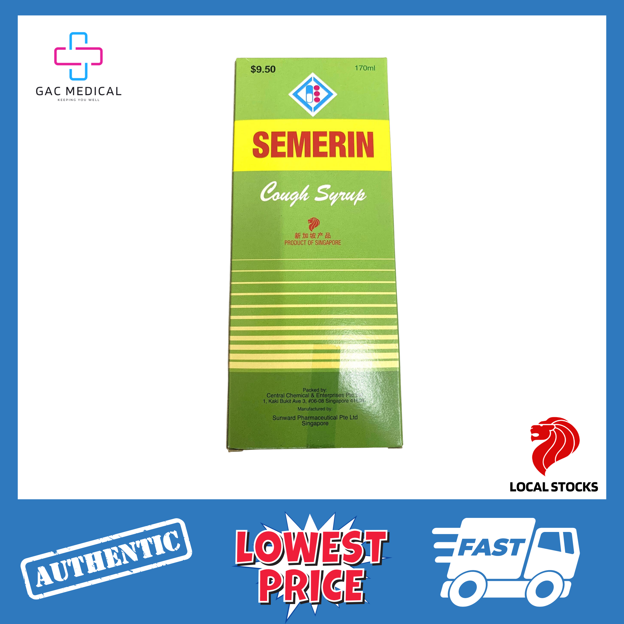 [GAC MEDICAL] SEMERIN COUGH SYRUP | Lazada Singapore