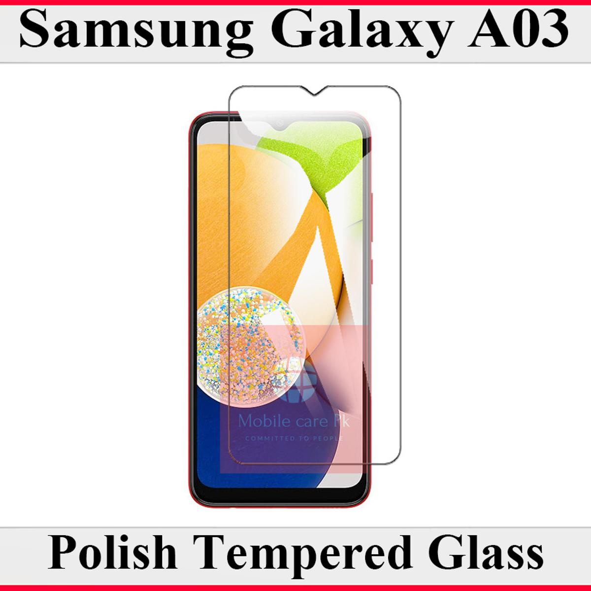 Samsung Galaxy A03 Glass Protector Polish Screen Tempered For Samsung ...