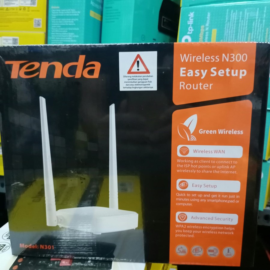 Tenda N301 Router Wireless N300 Easy Setup Original | Lazada Indonesia