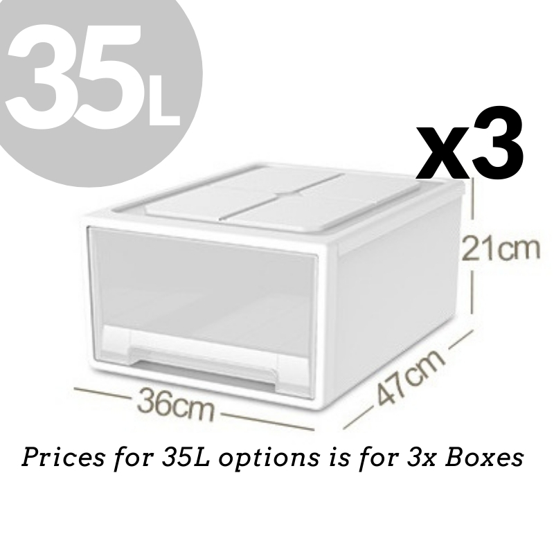 Stackable Storage Box / Storage Drawer / Plastic Container / Cabinet ...
