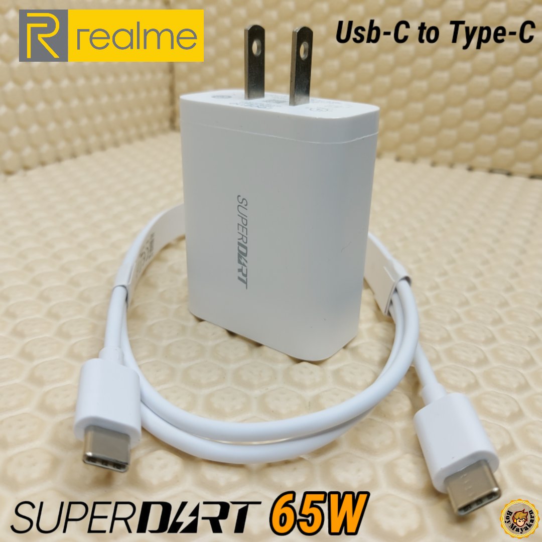 ที่ชาร์จ Realme 9 Pro Plus 65W Usb-C to Type-C เรียวมี Super DART Fast Charge Vooc หัวชาร์จ สาย ...