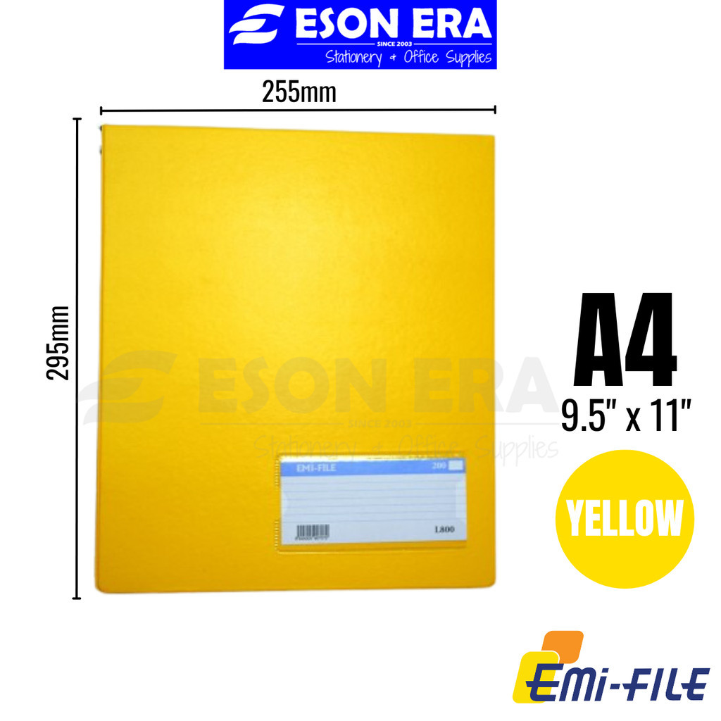 EMI Computer File PVC A4 800 Computer Foam File | Lazada