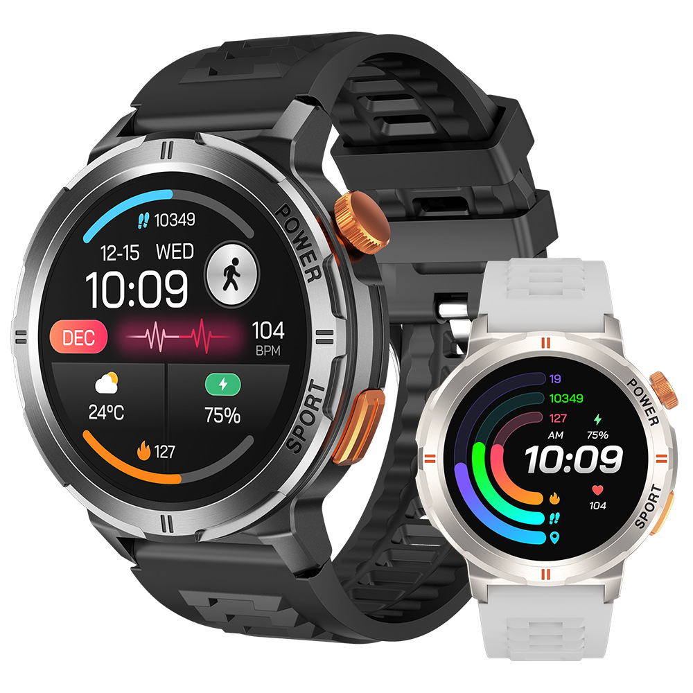 New M52 Smartwatch Bluetooth Call 1 46 Inch Round Screen Heart Rate