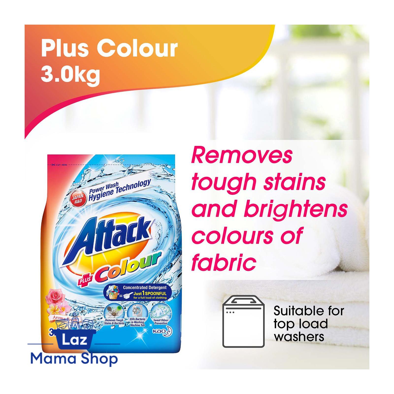 Attack Colour Ultra Powder Detergent 3KG (Laz Mama Shop) | Lazada Singapore