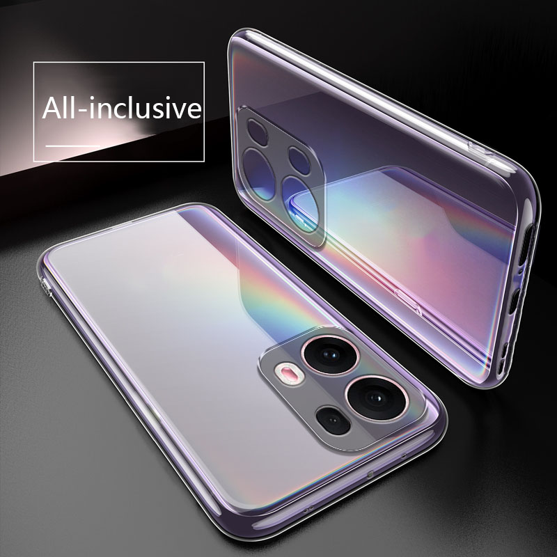 Biruiqu For OPPO Reno 13 Pro Back Cover Soft Casing Transparent TPU ...