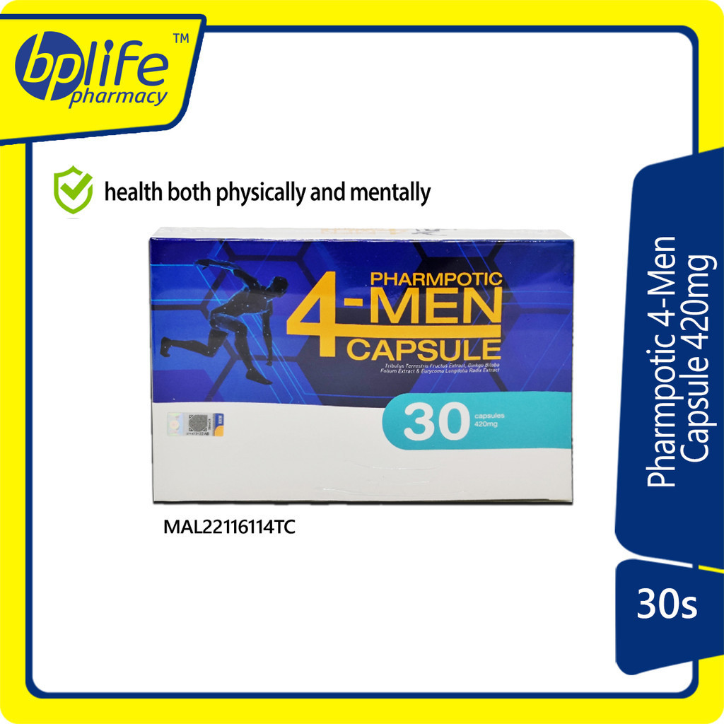Pharmpotic 4-Men Capsule 420mg 30s | Lazada