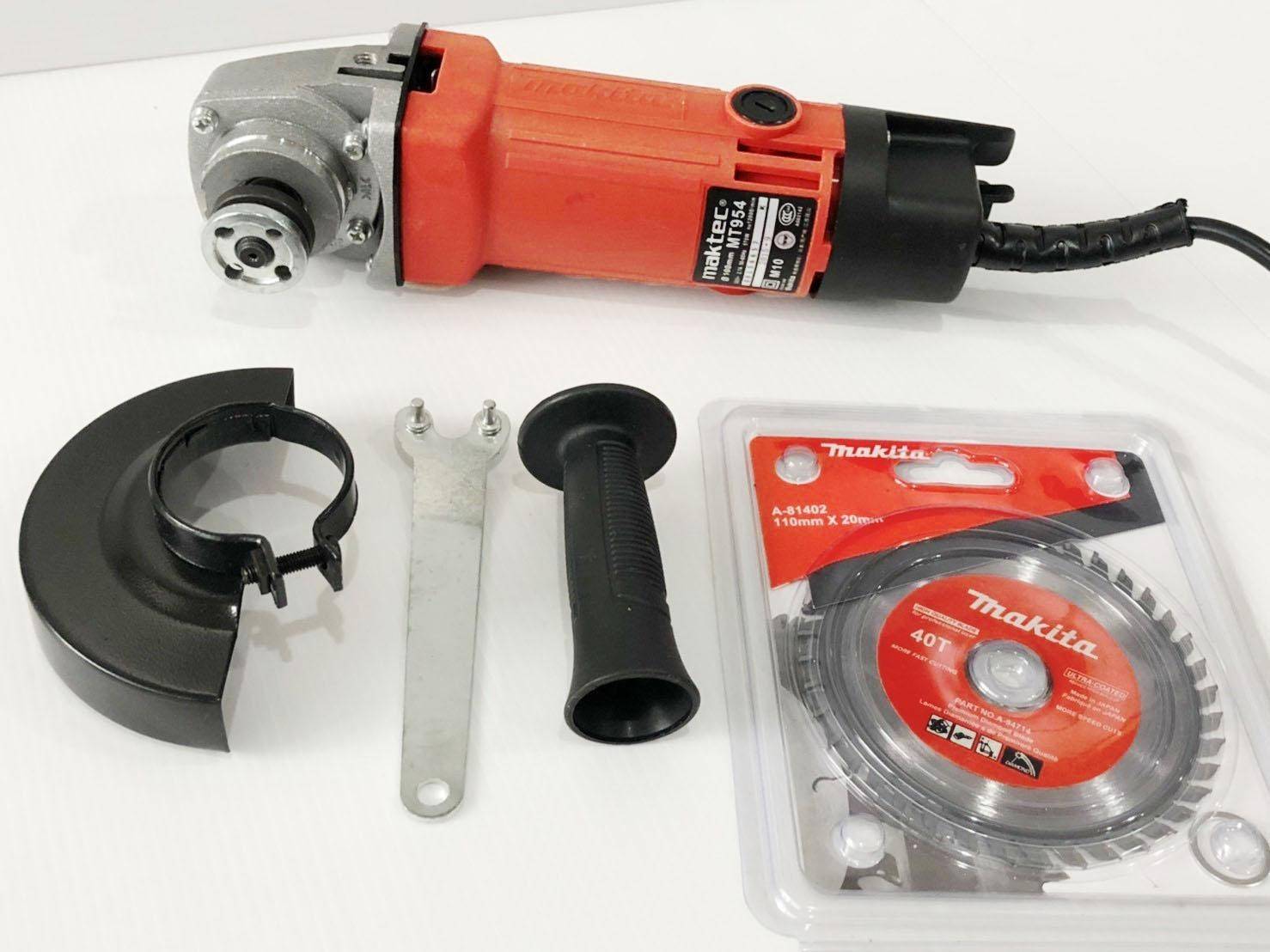 หินเจียร 4 นิ้ว Maktec รุ่น MT954 แถมใบตัด makita (Maktec by makita ...