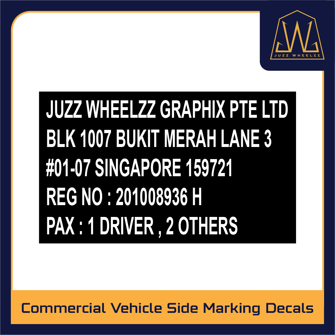 Commercial Vehicle Side Markings / Van, Lorry, Truck Side Identity ...