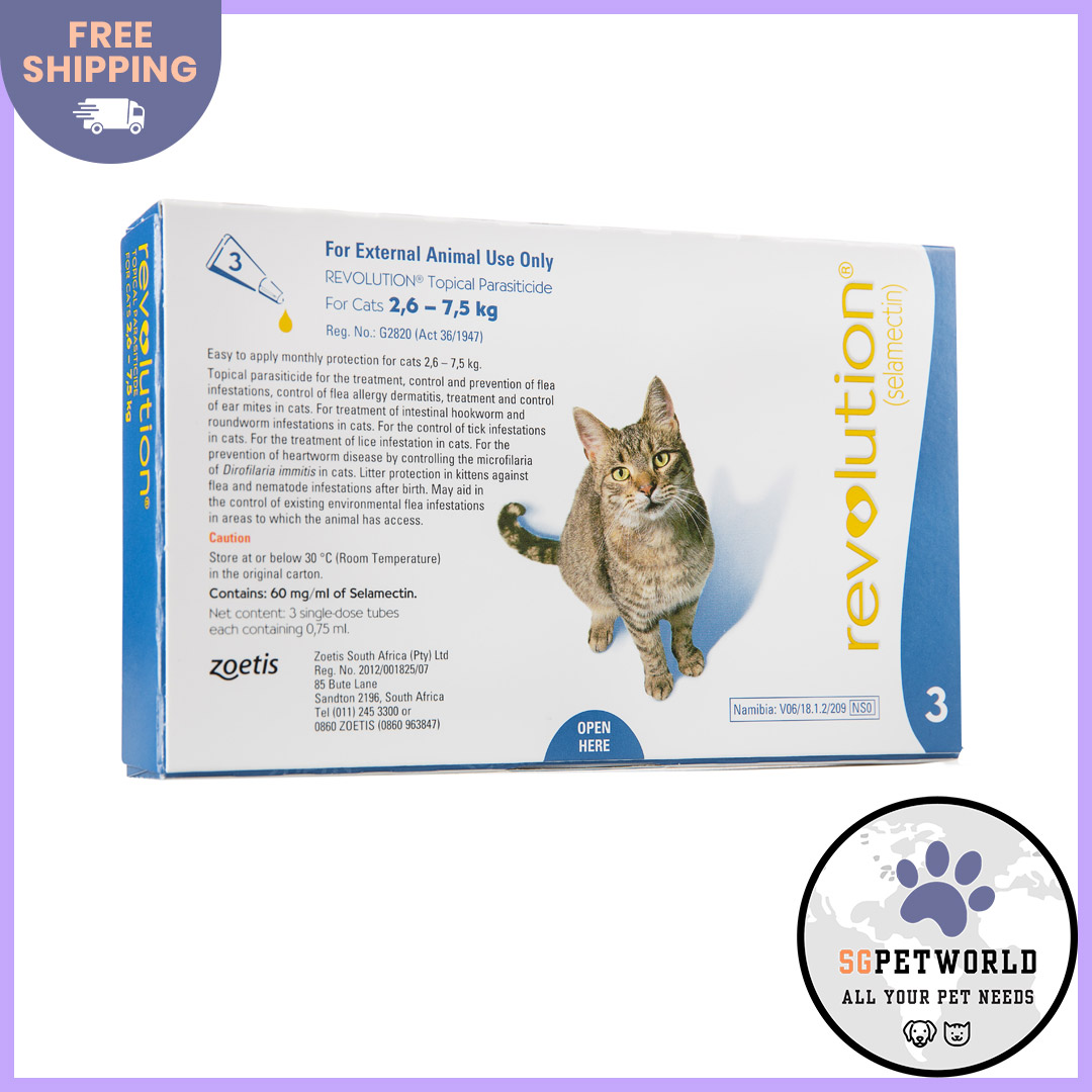 Revolution for Dogs and Cats Flea Treatment 3 Pipettes Pack | Lazada ...