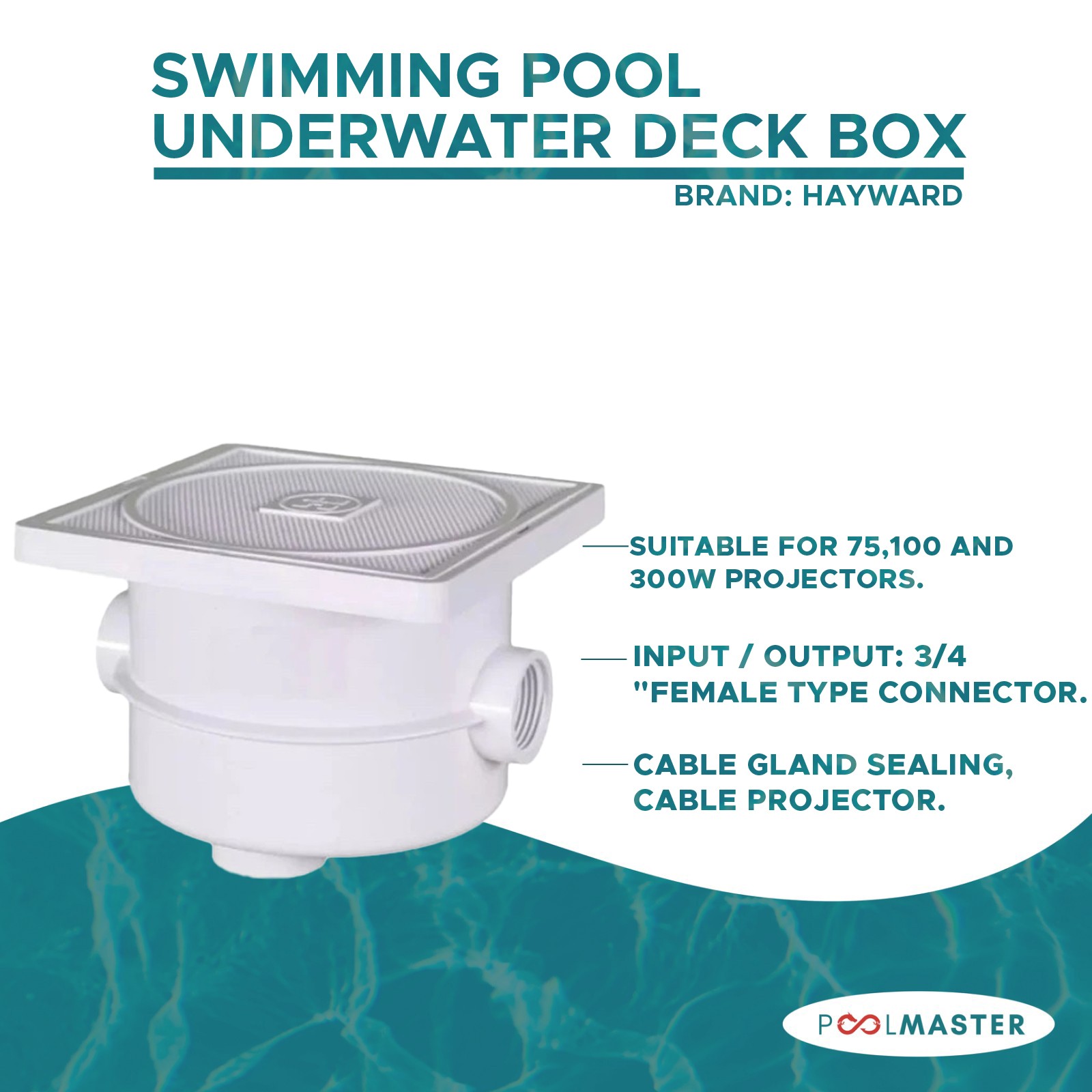 Hayward IM3495 Swimming Pool Deck Box or Junction Box | Lazada PH