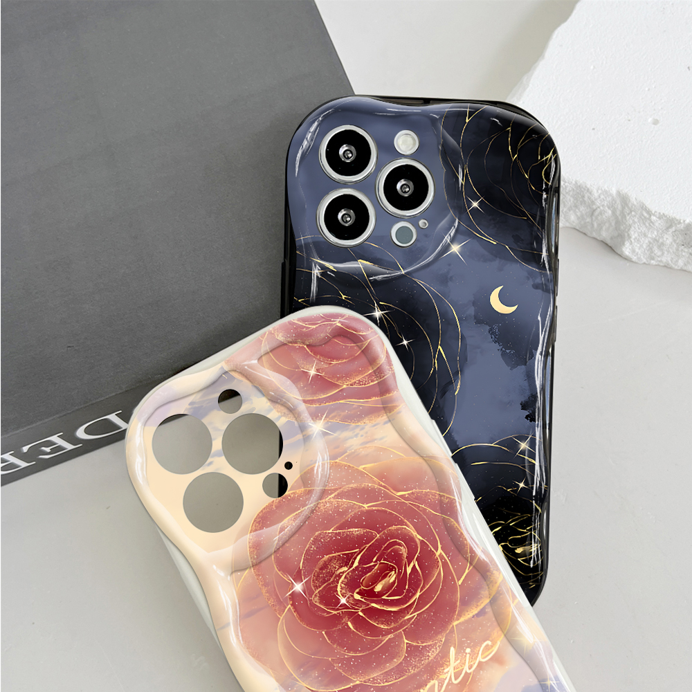 BILI for Vivo Y28 4G Back Cover Blooming Flowers Pattern Cream Texture ...