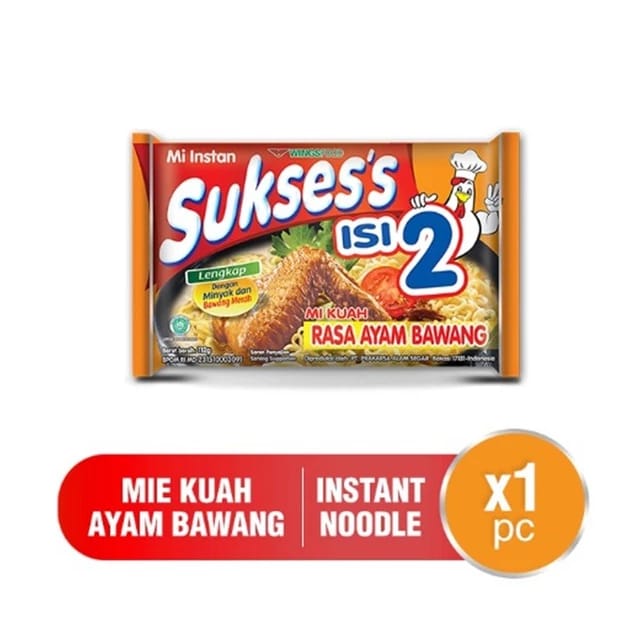 MIE SUKSES ISI 2 Rasa RENDANG/GEPREK/KECAP/KREMES | Lazada Indonesia
