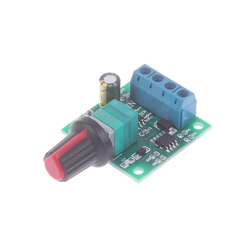 DC 1.8/3/5/6/12V 2A 1803BK PWM Motor Speed Controller Adjustable Drive ...