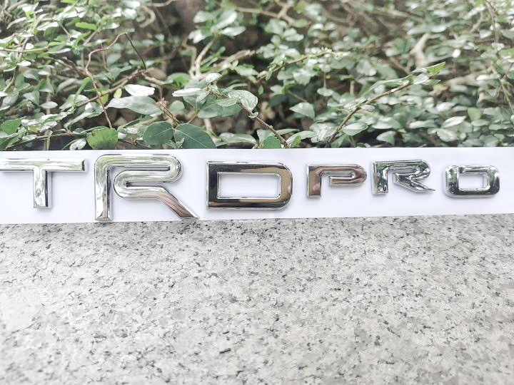 TRD PRO emblem for toyota Tundra Tacoma Hilux 3D Rear logo Back trunk ...