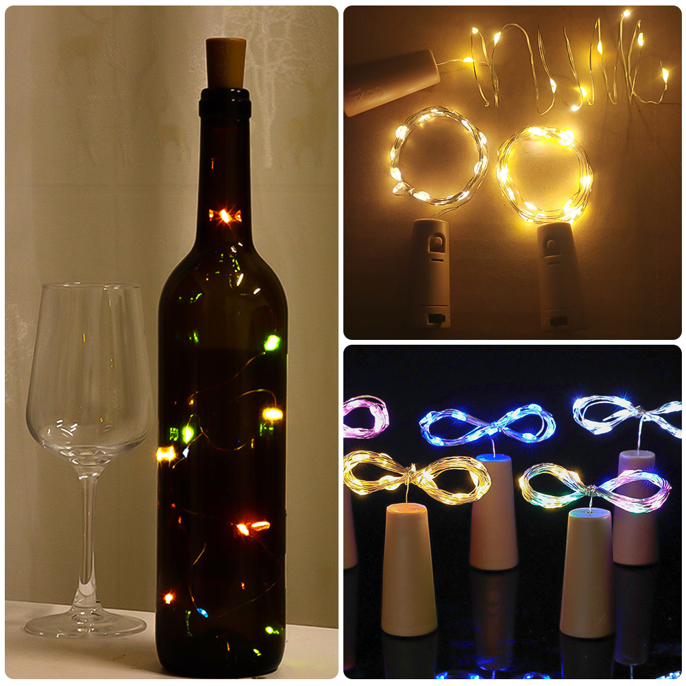 JM LED Bottle Cork 2M String Lights Christmas Decoration Led Lamp ...