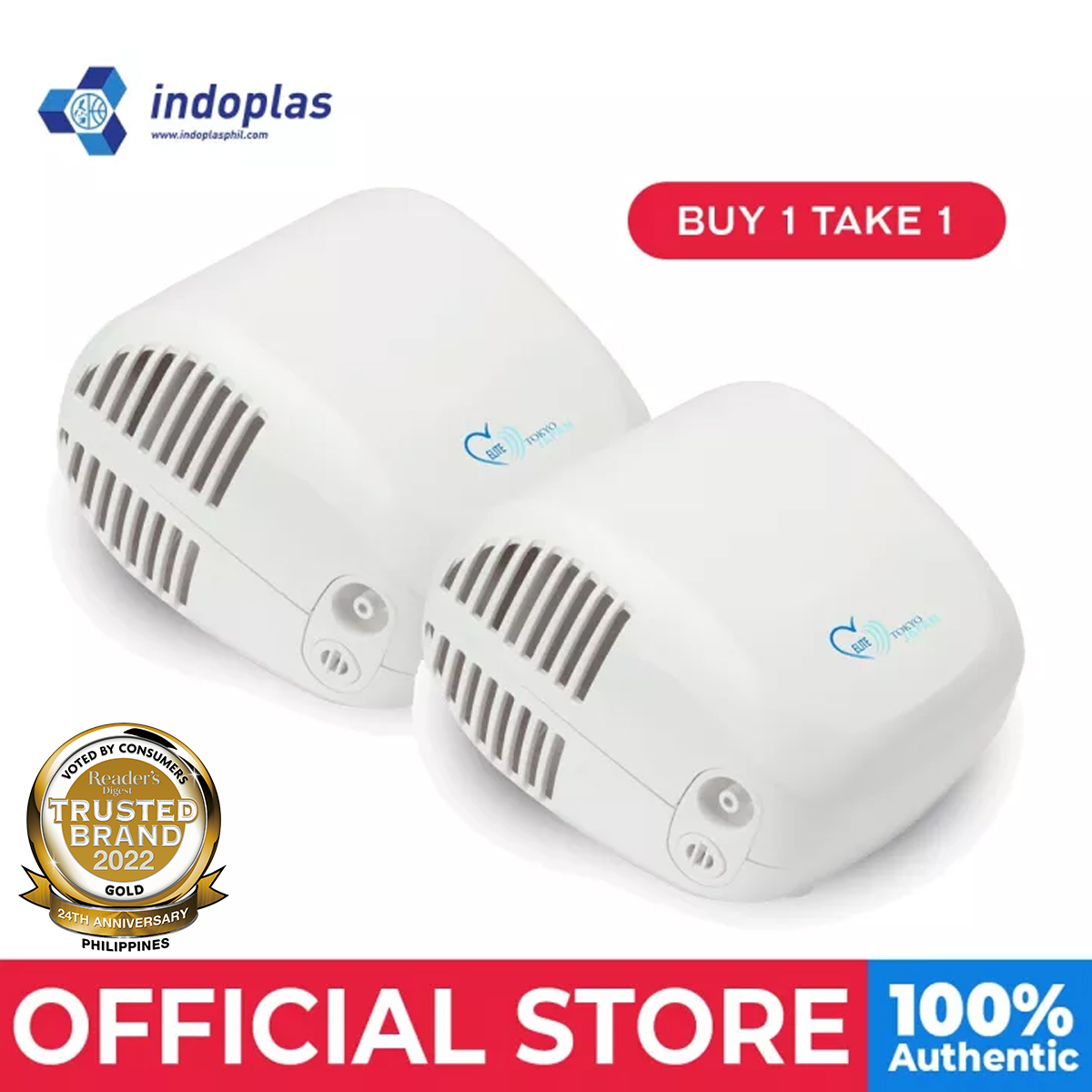 Indoplas Elite Tokyo Japan Handyneb Sprint Nebulizer - BUY 1 TAKE 1 ...