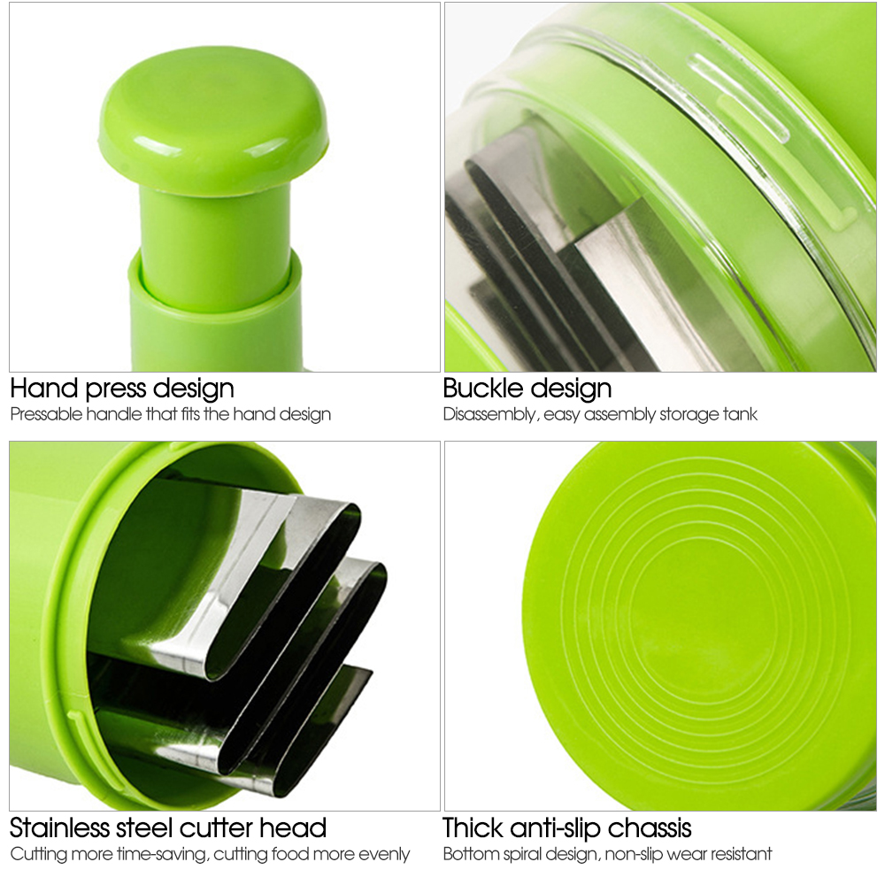 【High-quality】Onion Nuts Grinder Mincer Shredder Onion Hand Chopper ...