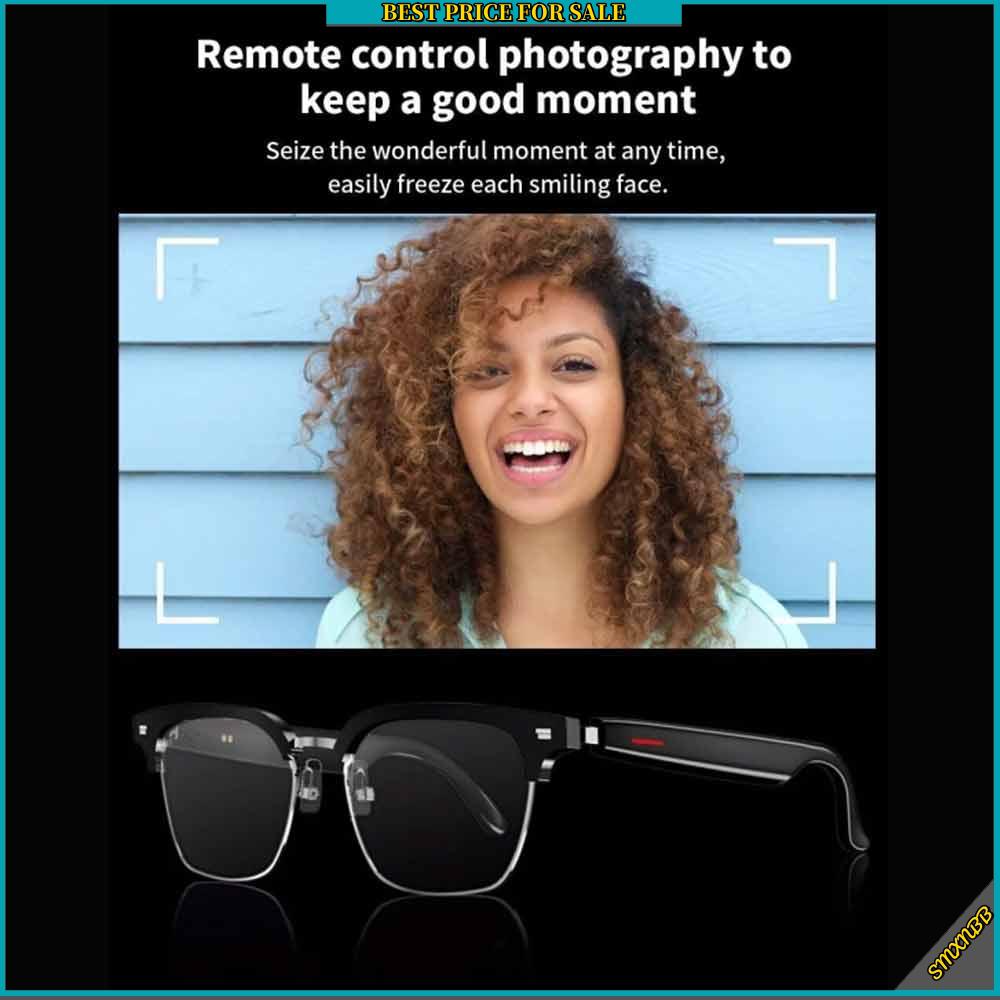 Smart Glasses Camera Bluetooth Sunglasses Open Ear Speaker Headset ...