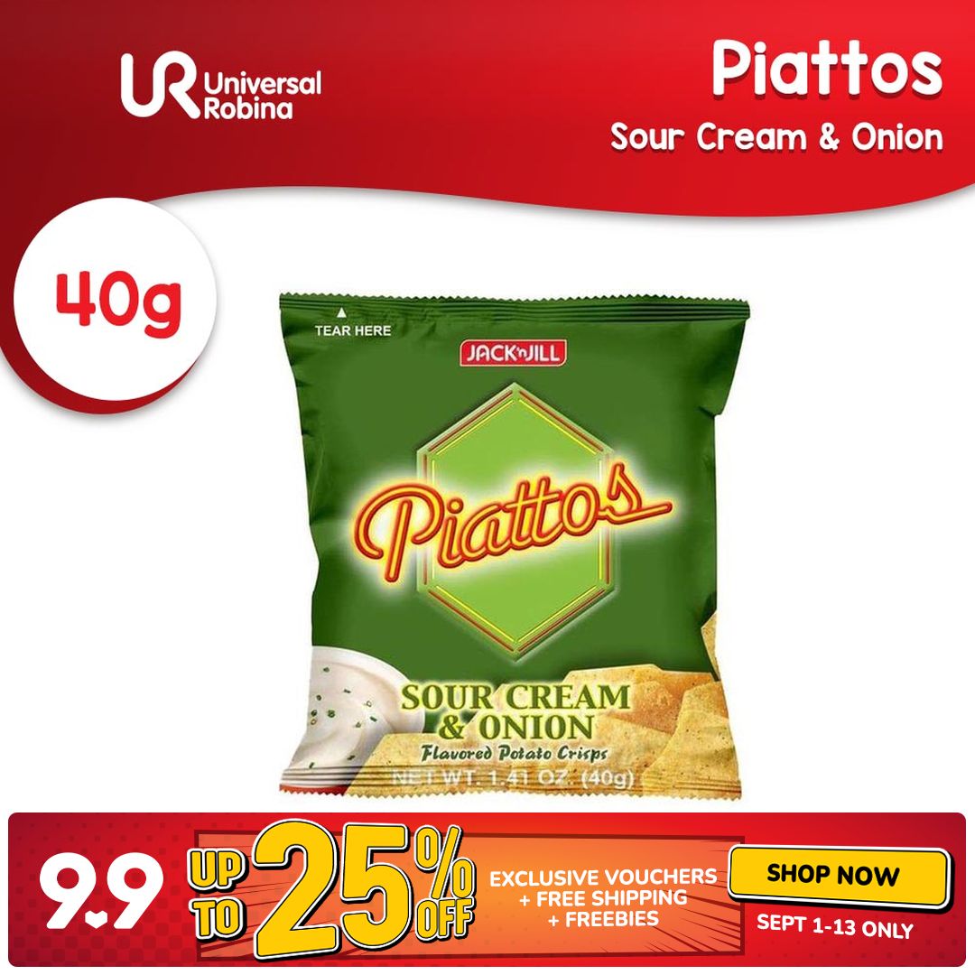 Piattos Sour Cream & Onion (40g) | Lazada PH