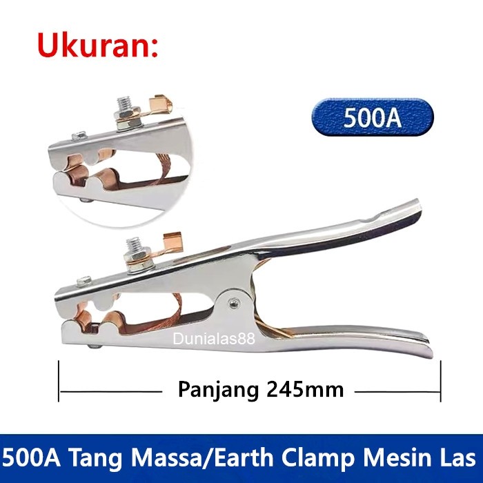 Tang Massa Klem Masa Stang Las Ground Earth Clamp 500A Amper | Lazada ...