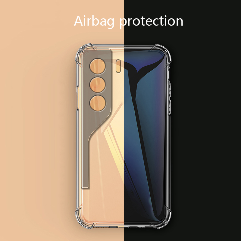 Sroof Casing For Tecno Camon 40 Pro New transparent airbag four corners ...
