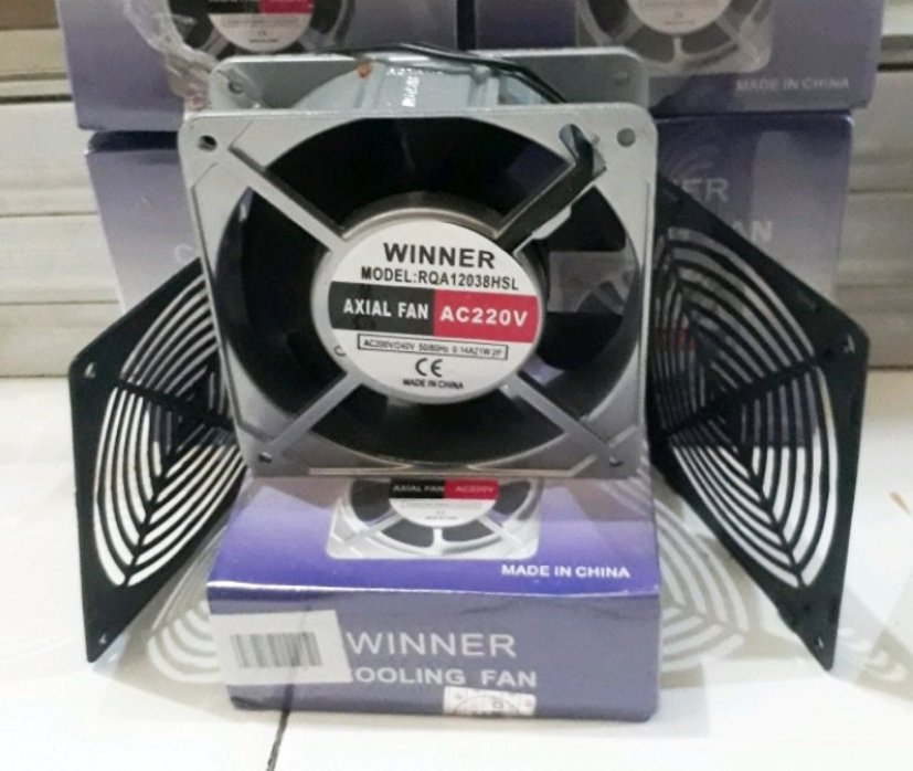 Kipas AC / Fan AC 12x12 Cm Fan Pendingin / Kipas Fan Panel / Cooler Fan ...