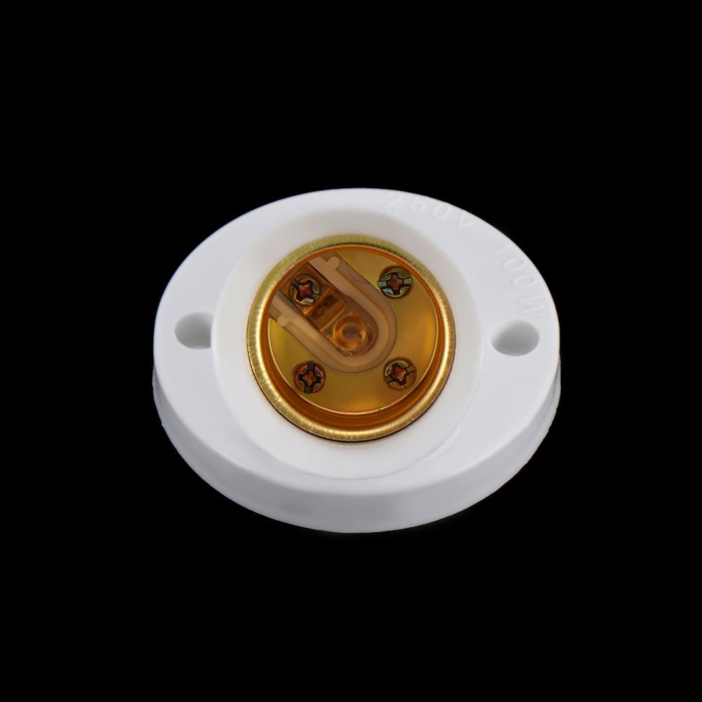 Wall Mount Durable Plastic Base Socket 45 Degree Angle Converter Light ...