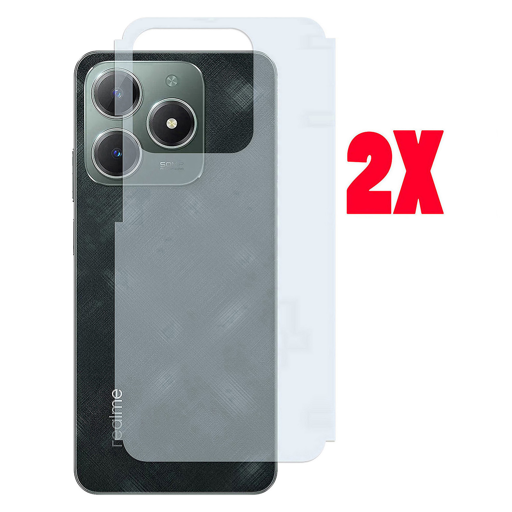 Realme C61 Clear Matte Screen Protector Soft Skin Sheet for Ultimate ...