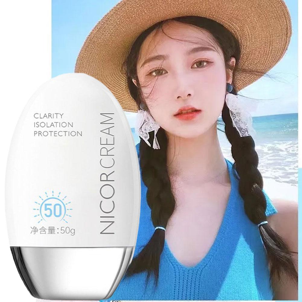 Body Sunscreen SPF 50 Light Thin Refreshing Sunscreen Protector Solar ...