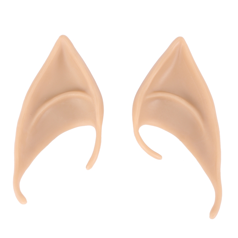 1 Pair PVC Fairy Pixie Fake Elf Ears Halloween Mask New Party Mask ...