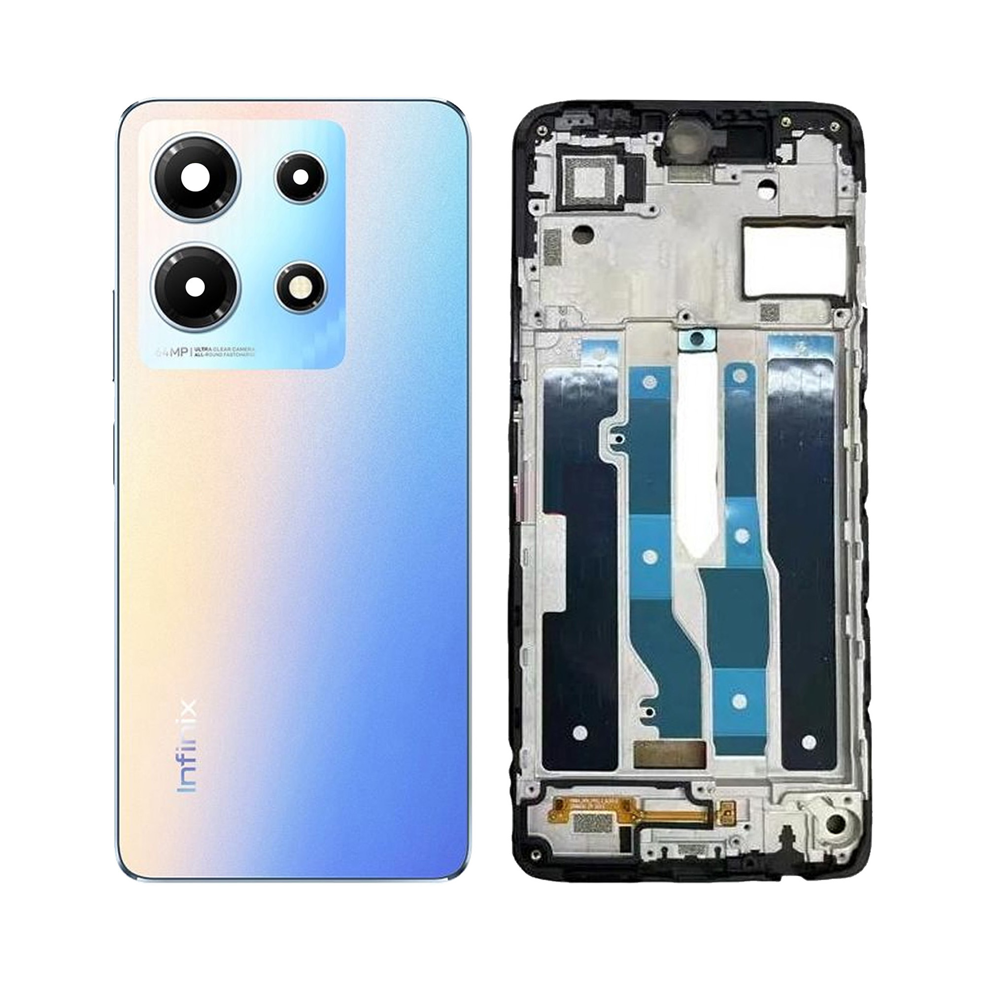 Infinix Note 30 Rear Complete Body Casing Housing Replacement Unique ...