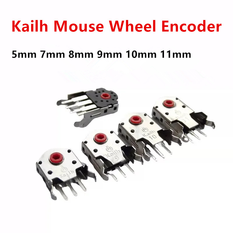 Kailh Decoder 5/7/8/9/10/11mm Red Core Rotary Mouse Scroll Wheel ...