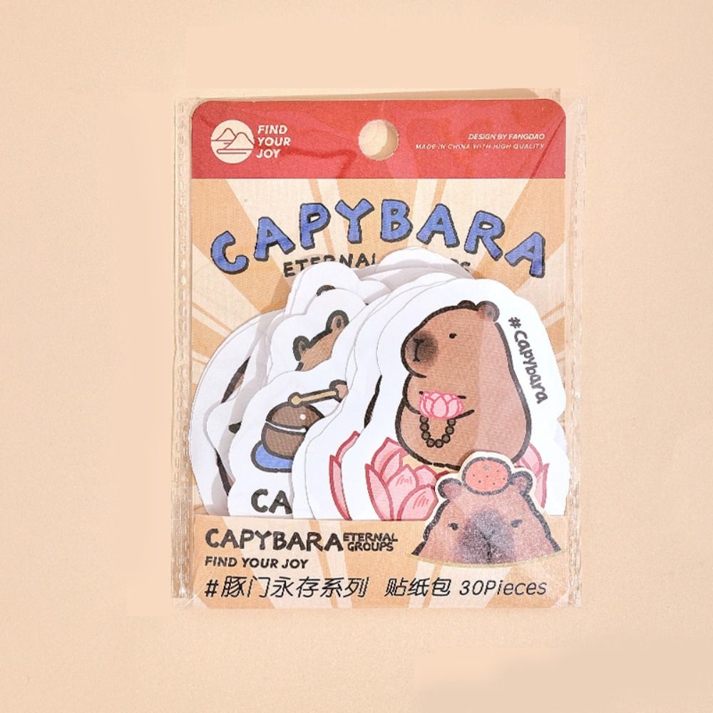 AMEAH Capybara Cute Capybara Stickers Fashion Funny Creative Capibara ...