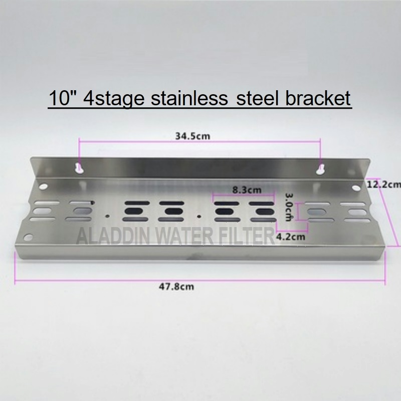 4-Stage 10"inch & 20"inch Water Filter housing bracket / Hanging Board ...