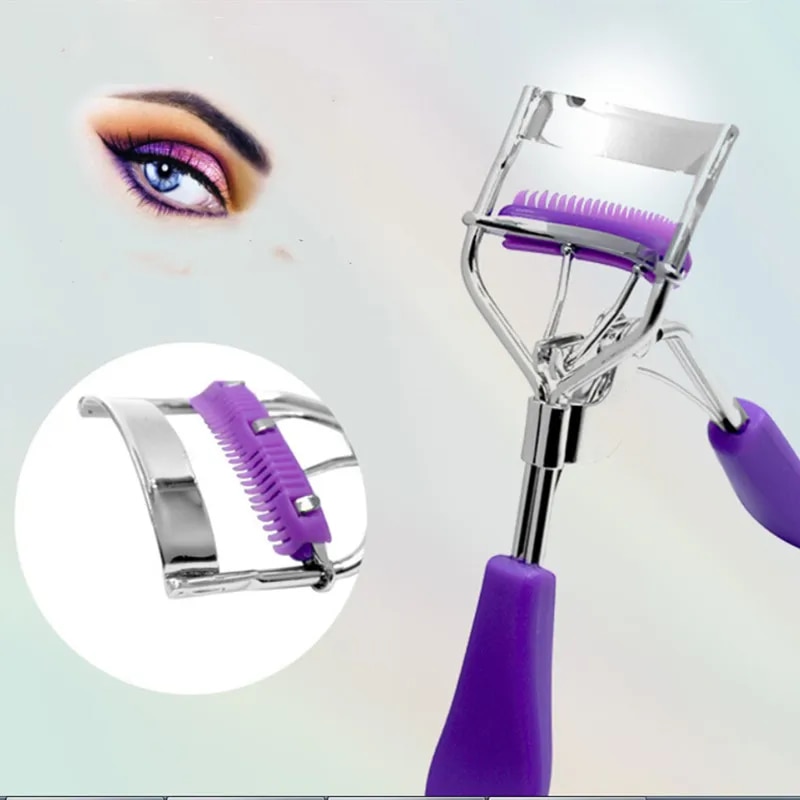 1PC Comb Eyelash Curler Folding False Eyelashes Auxiliary Eyelash ...