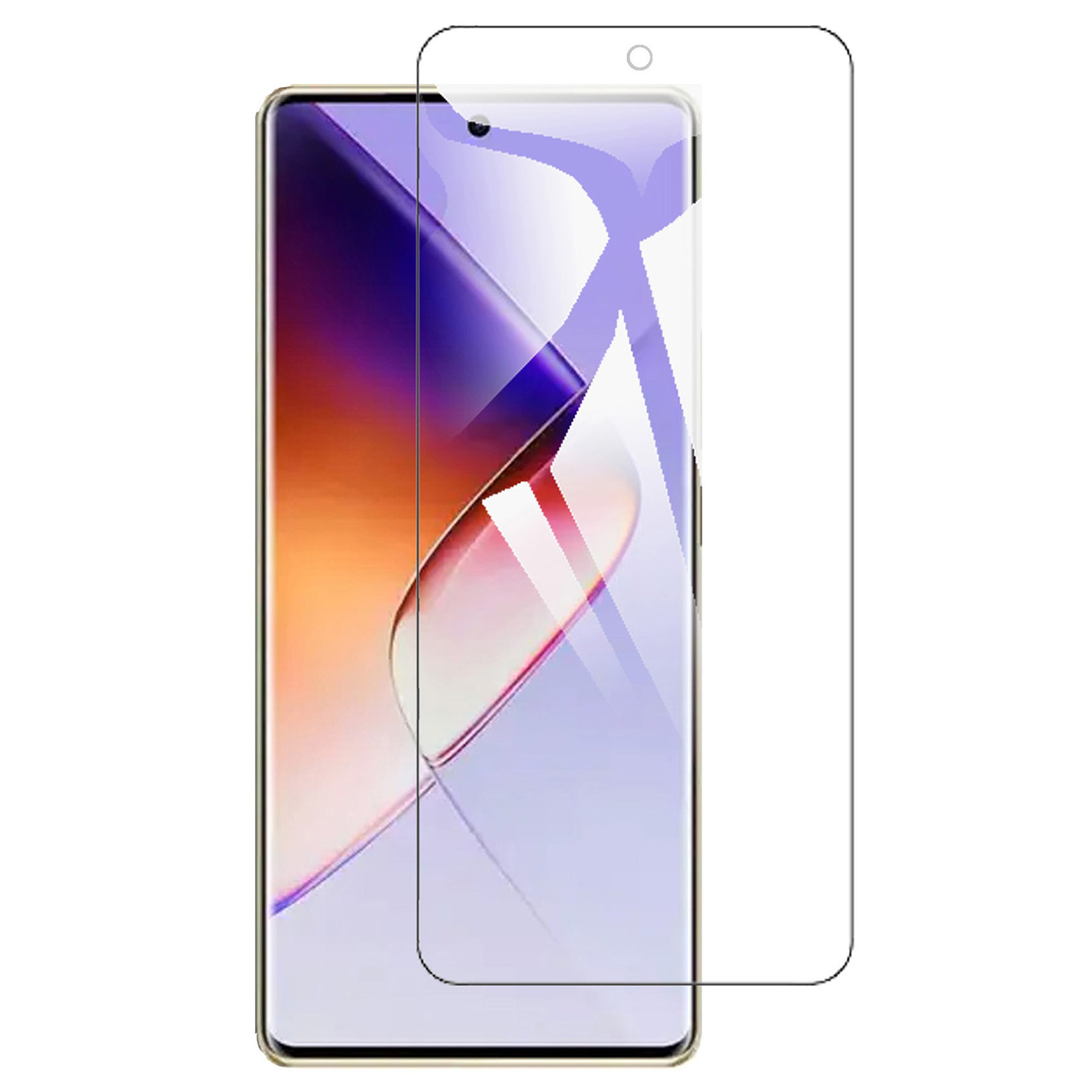 Infinix Note 40 Premium High Quality Polish Glass Screen Protector ...