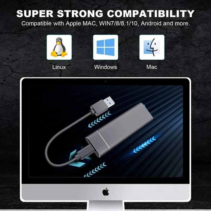 2024 New High Speed 16TB/32TB/64TB/128TB USB 3.1 Portable External ...