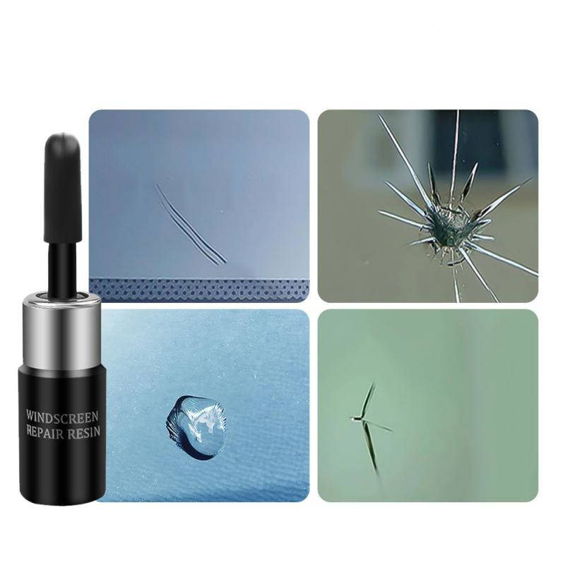 Cracked Glass Repair Kit Windshield Nano Repair Liquid Scratch Crack ...