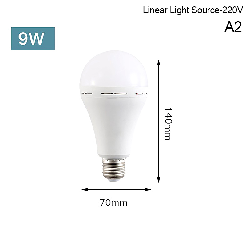 7W/9W/12W/15W Rechargeable LED Light Bulb Handheld Energy-Saving Light ...