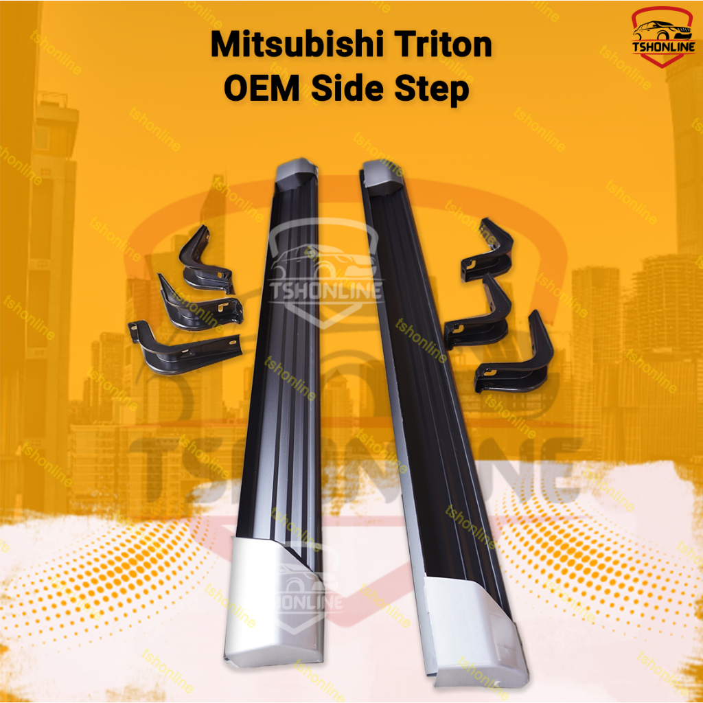 Mitsubishi Triton side step running board 2015-above (OEM) / triton ...
