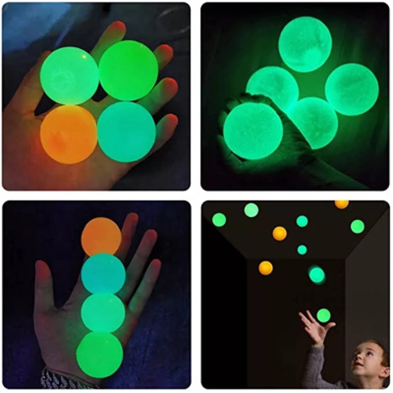 【Hot demand】【Hot demand】4pcs/1set Stick Wall Ball Sticky Ball Catch ...