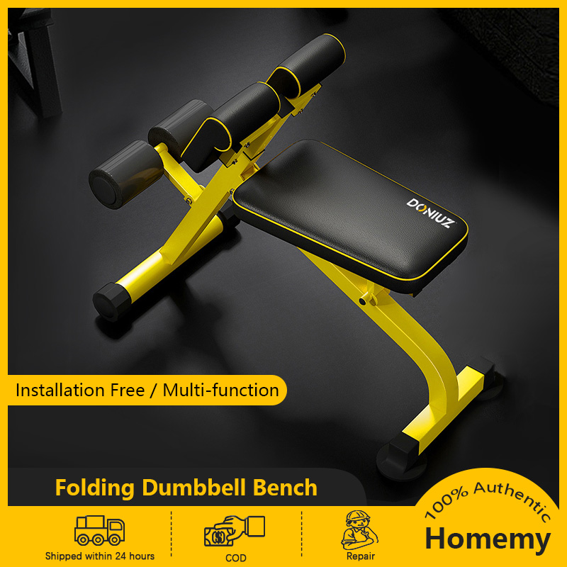 Dumbbell Bench Roman Chair Foldable multifunctional sit-up board ...
