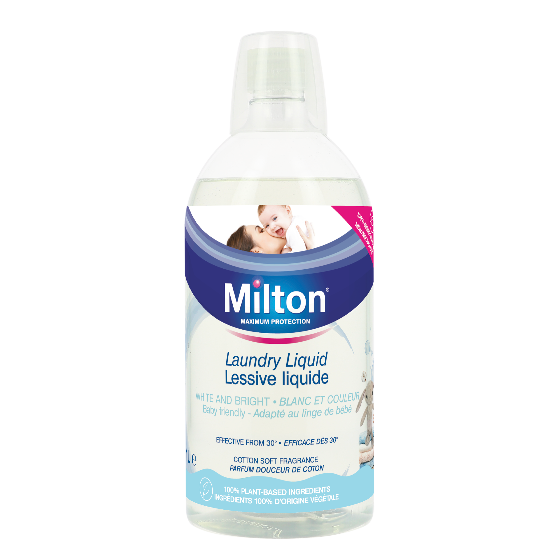 [New Formula] Milton Baby Laundry Liquid Detergent 1L | Lazada Singapore
