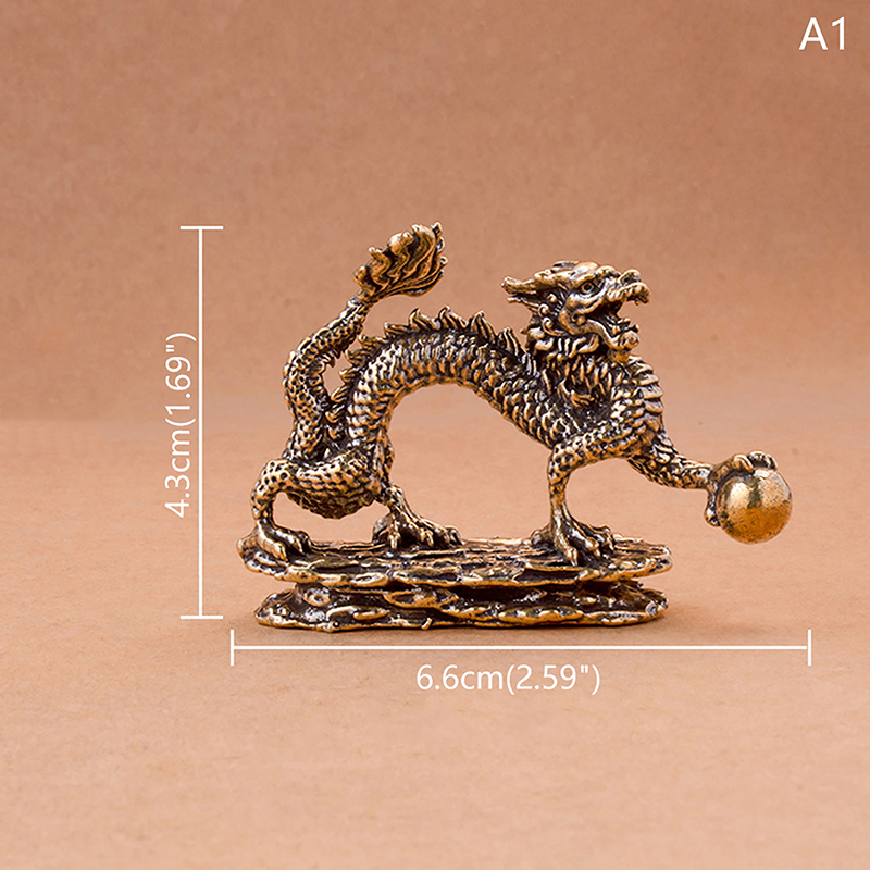 Chinese Zodiac Dragon Ornament Craft Figurine Beast Dragon Statue ...