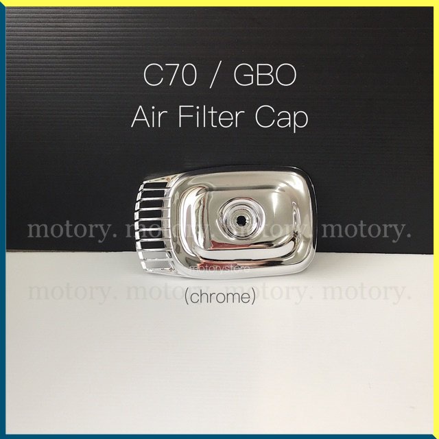 HONDA C70 / GBO - AIR CLEANER CAP ( CHROME ) | Lazada