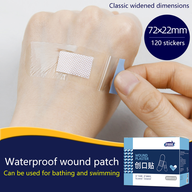 PU Transparent Waterproof Band Aid Adhesive Medical Strips Wound ...
