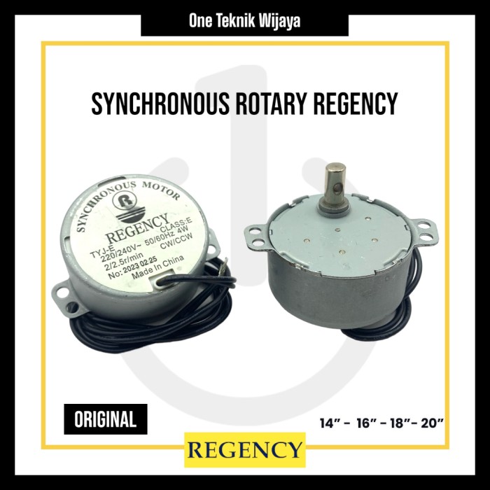 Motor Rotary / Synchronous Motor Regency Tornado ORIGINAL | Lazada ...