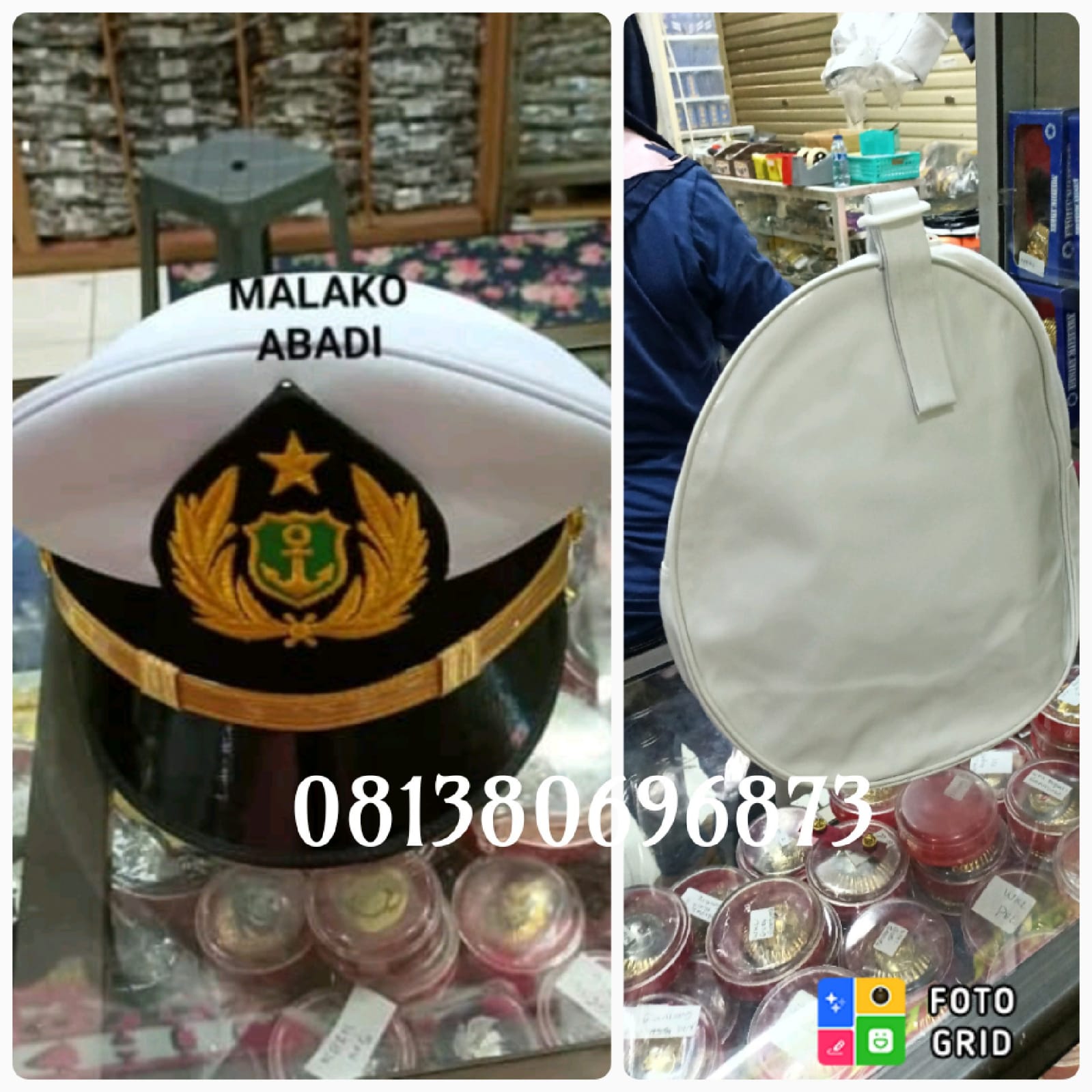 TOPI PET PDU PELAYARAN TARUNA PRIA Logo + list kuning bangkok | Lazada ...